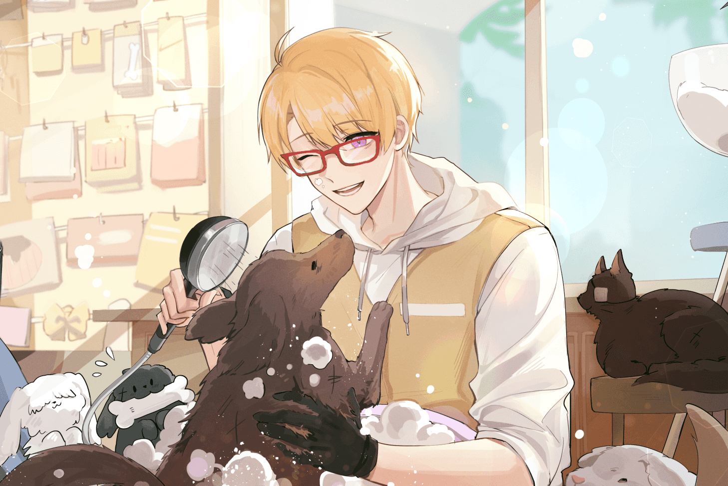 [Mystic Messenger] Yoosung Date Mini-Gam | Interacty project